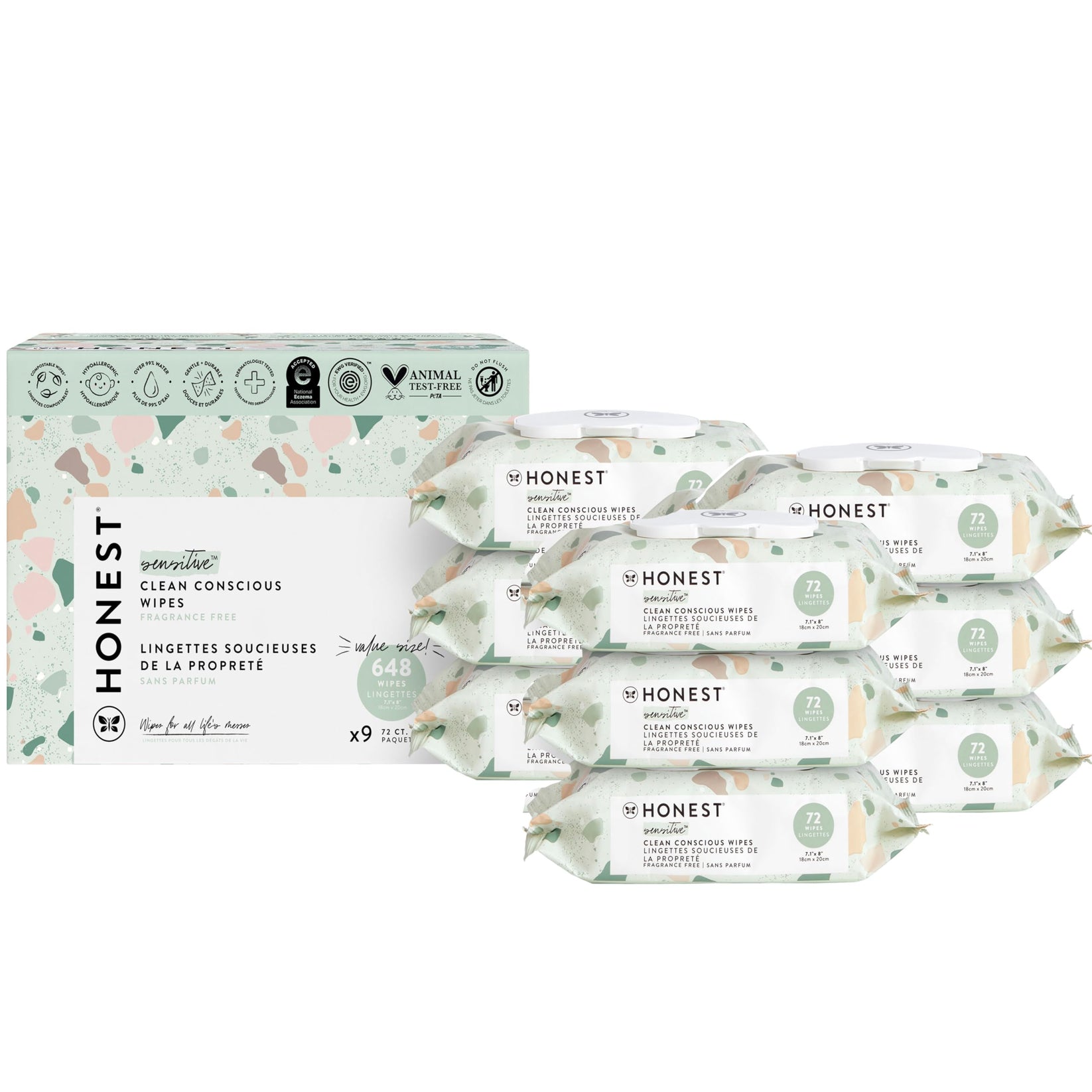 Non-Toxic Honest Company Plant-Based Baby Wipes – The True Shift