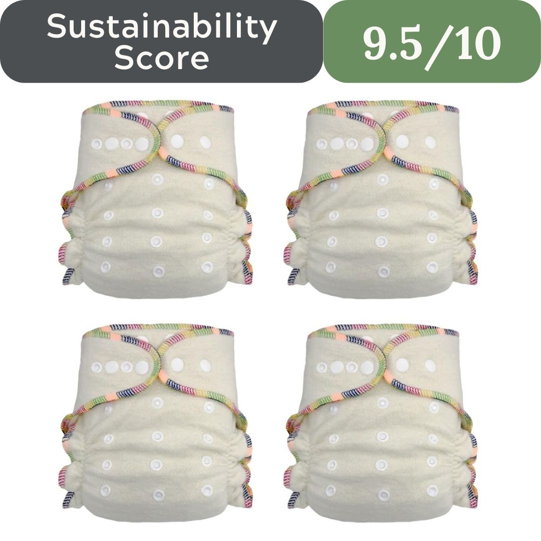 Non-Toxic EcoAble Overnight Hemp Fitted Cloth Diapers – The True Shift